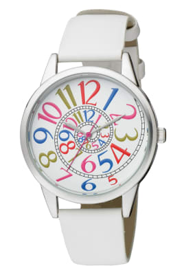 Round Face Swirl Design Analogue Watch | M&S