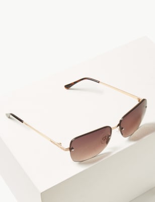 Rimless Square Sunglasses