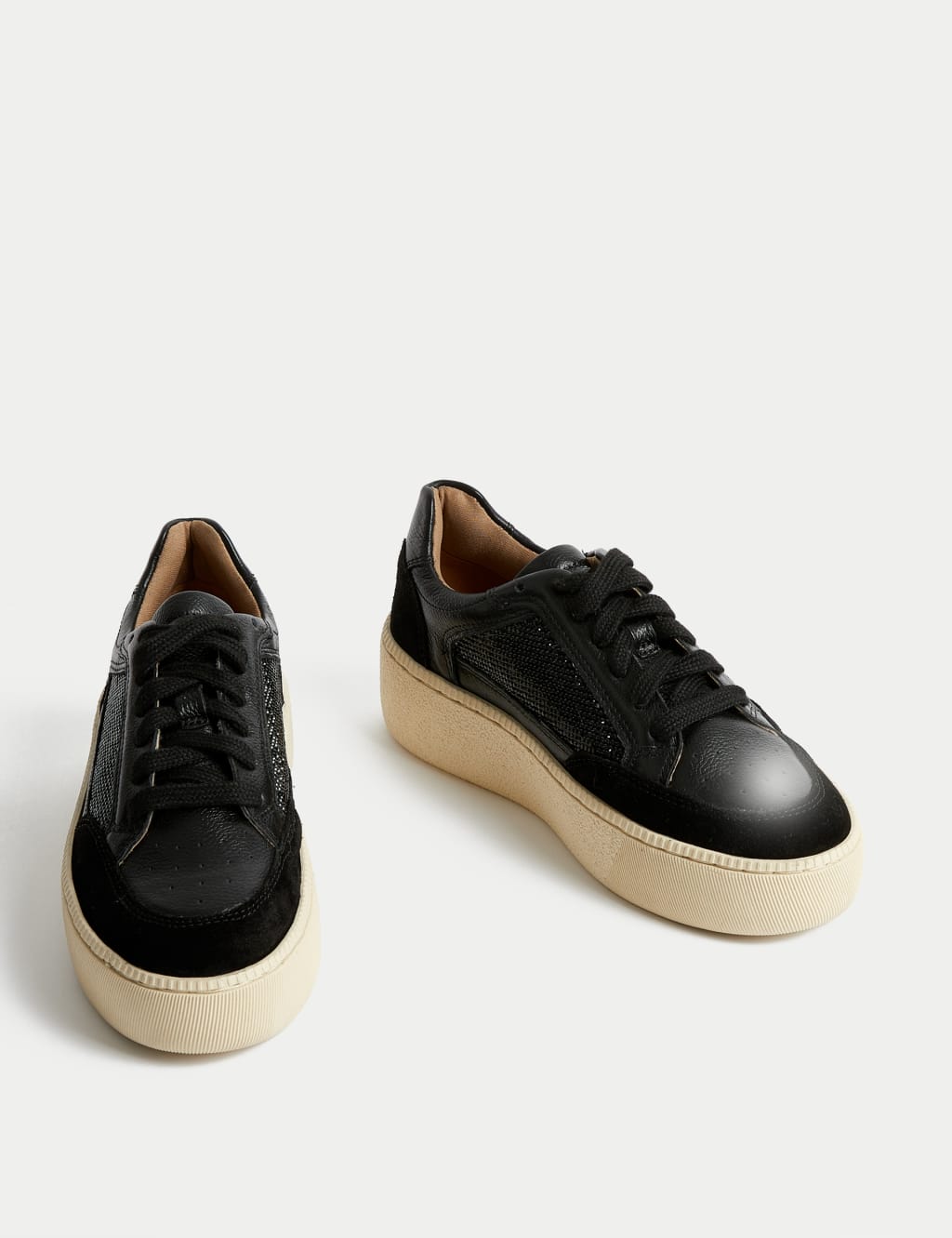 Women's Leather Trainers | M&S