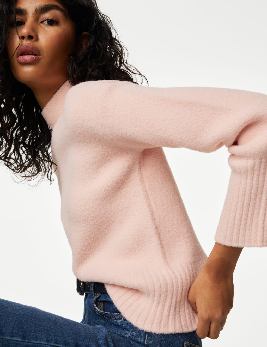 Women’s Funnel-Neck Jumpers | M&S