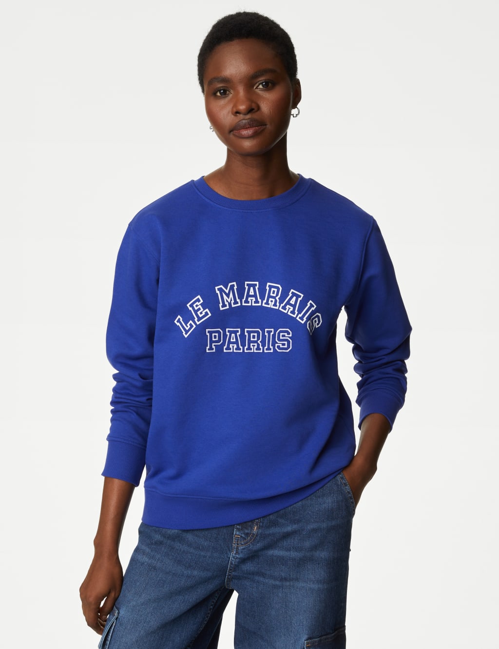 Women’s Crew-Neck Sweatshirts |M&S | M&S