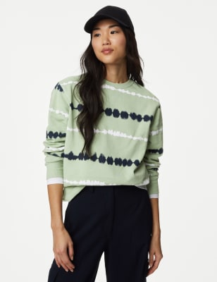Pure Cotton Printed Sweatshirt | M&S Collection | M&S