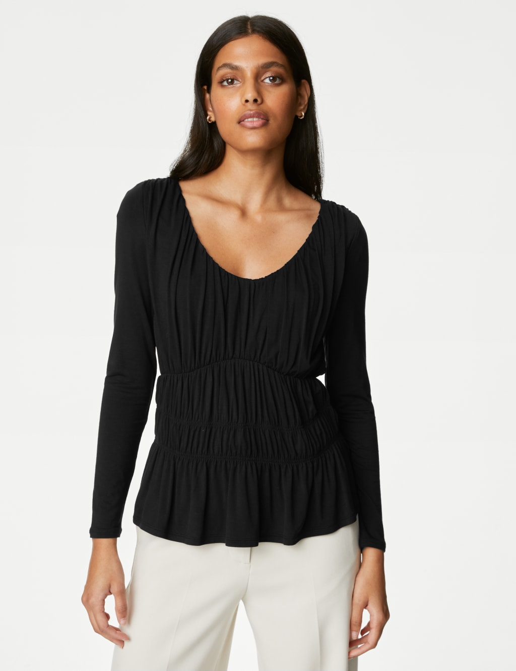 Women’s Round-Neck Tops | M&S