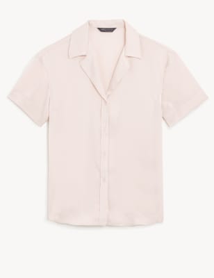 Satin Collared Shirt