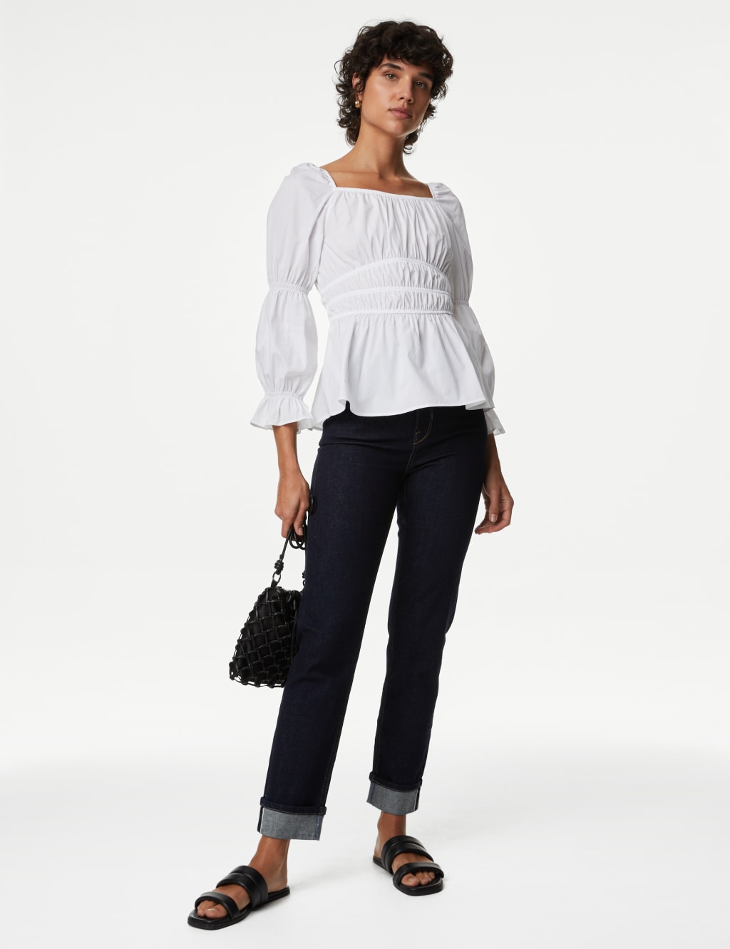 Women’s Square-Neck Shirts & Blouses | M&S