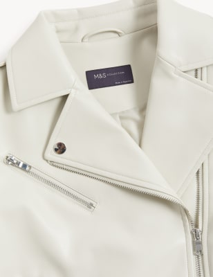 Faux Leather Biker Jacket