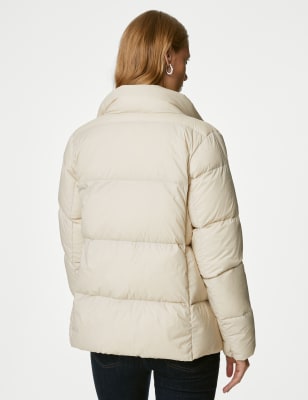 Feather & Down Padded Puffer Jacket