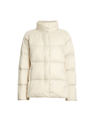 Feather & Down Padded Puffer Jacket