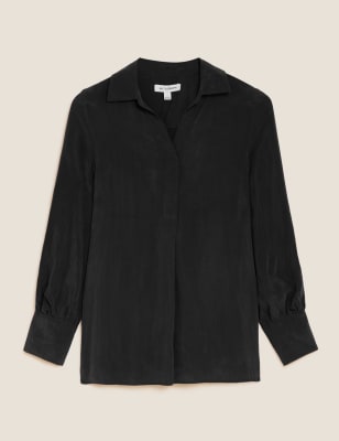 Women's Black Shirts & Blouses | M&S