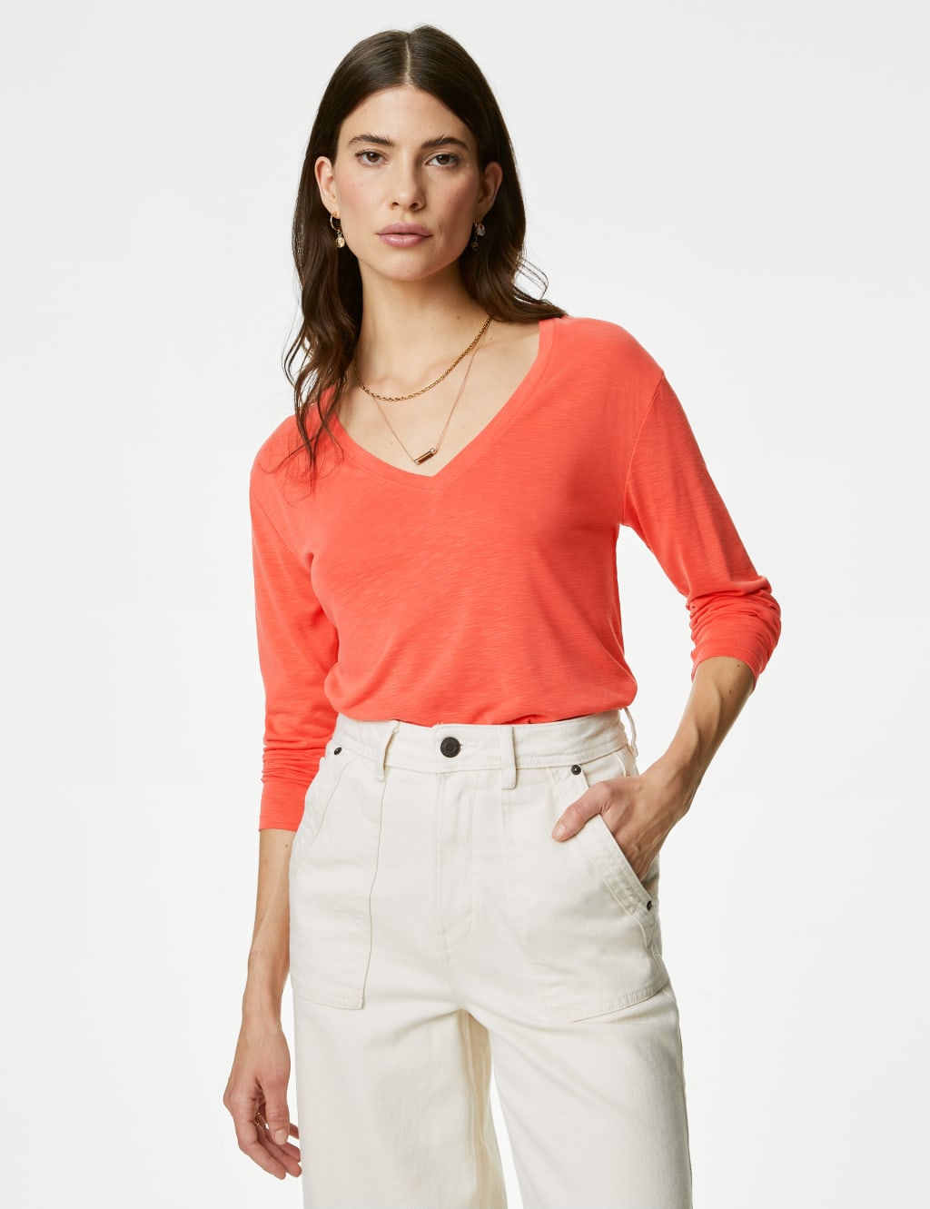 Women's Orange Tops | M&S
