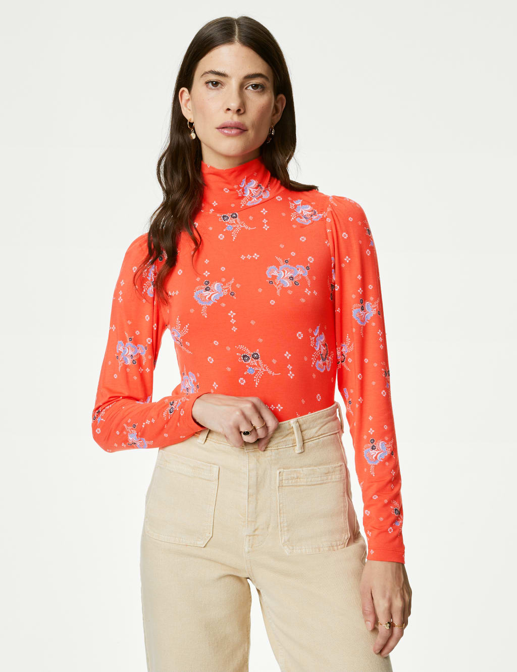 Women’s High-Neck Tops | M&S