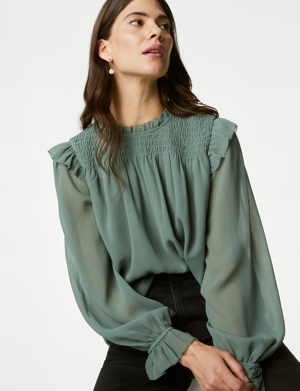 Women’s High-Neck Tops | M&S