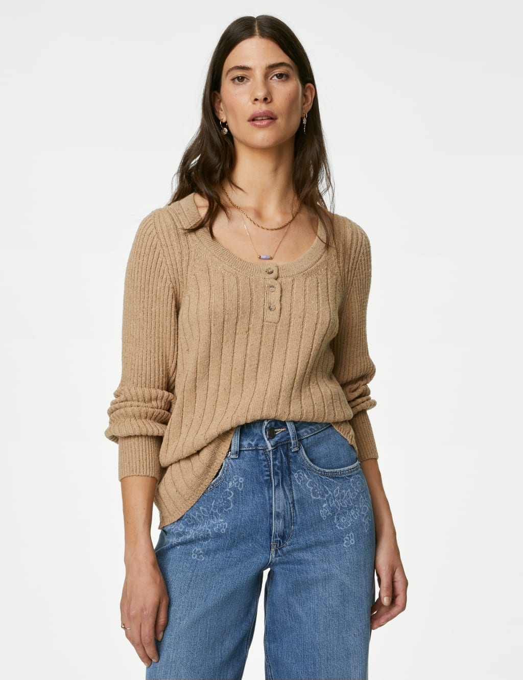 Women's Beige Tops | M&S