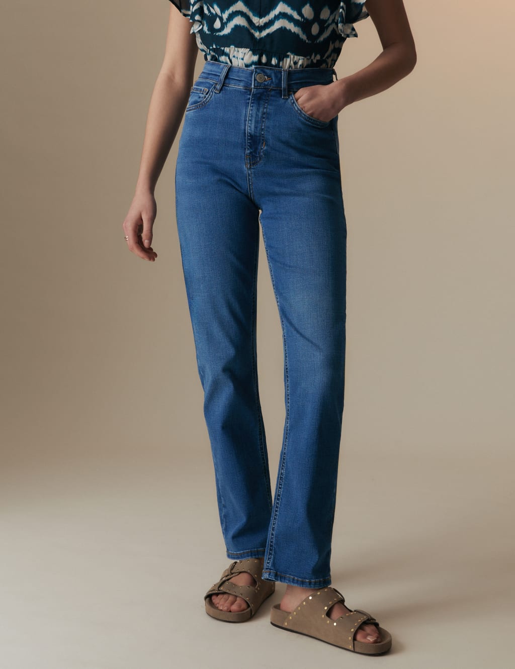 Women's Straight Leg Jeans | M&S
