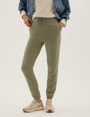 Cotton Rich Side Stripe Cuffed Joggers