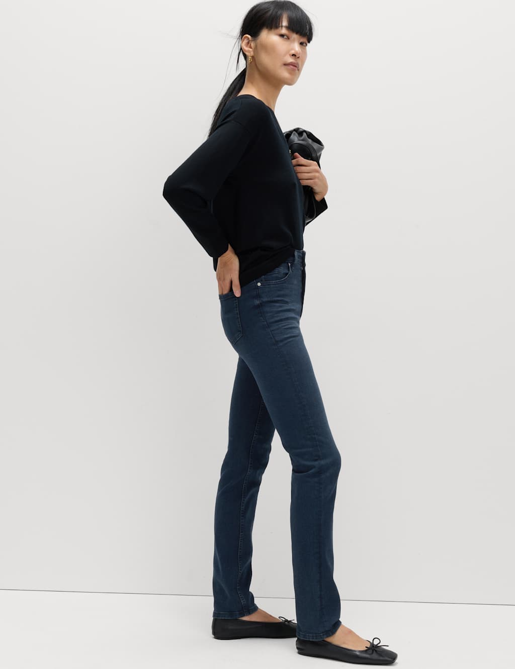 Women's Straight Leg Jeans | M&S