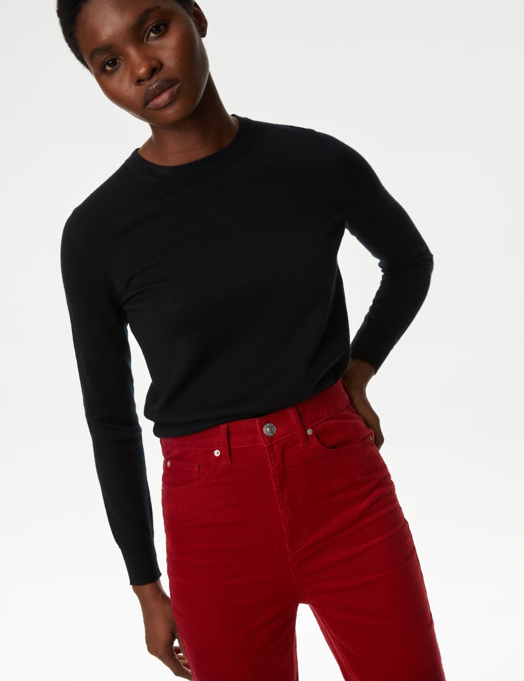 Women's Red Trousers | M&S