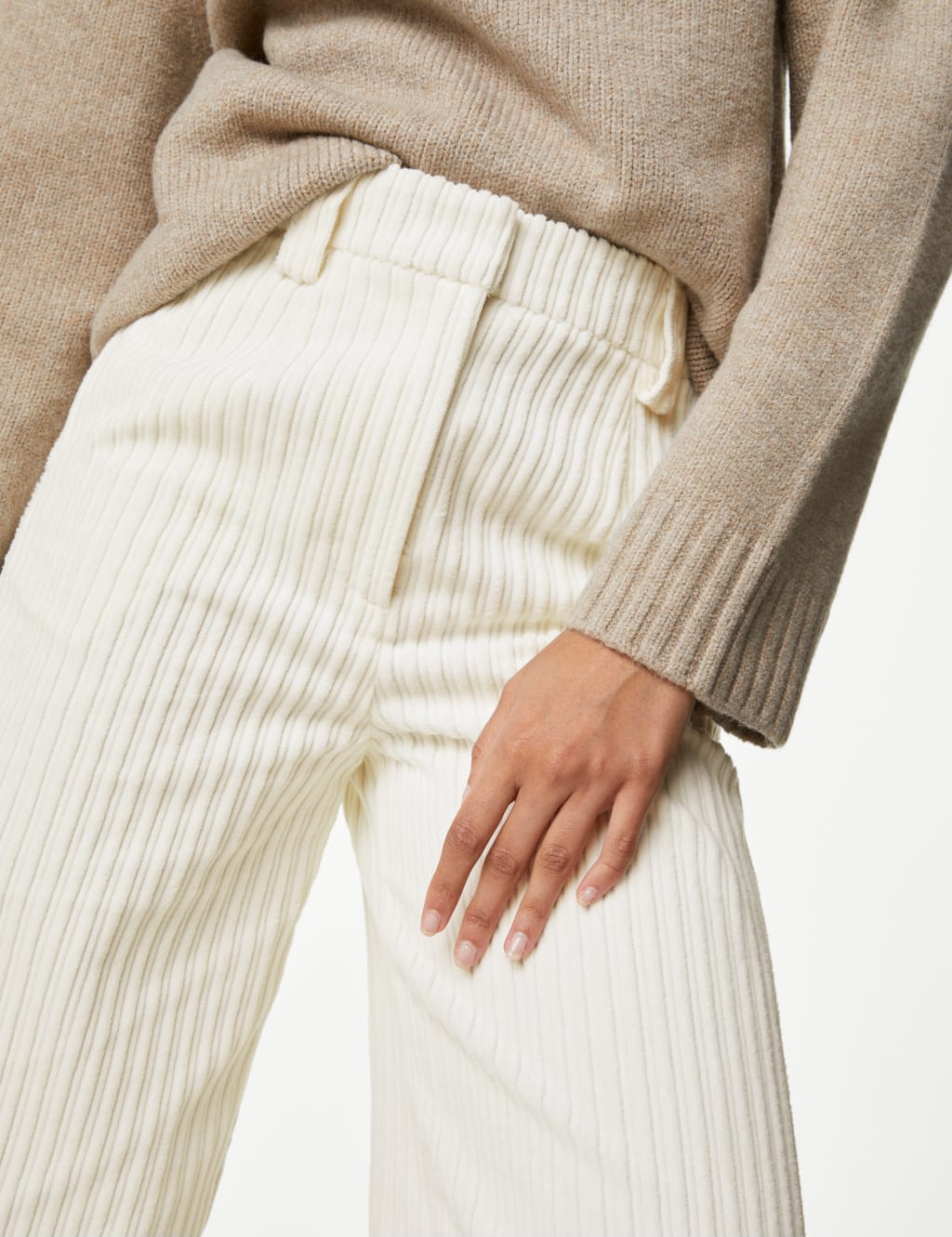 Women's Cream Trousers | M&S