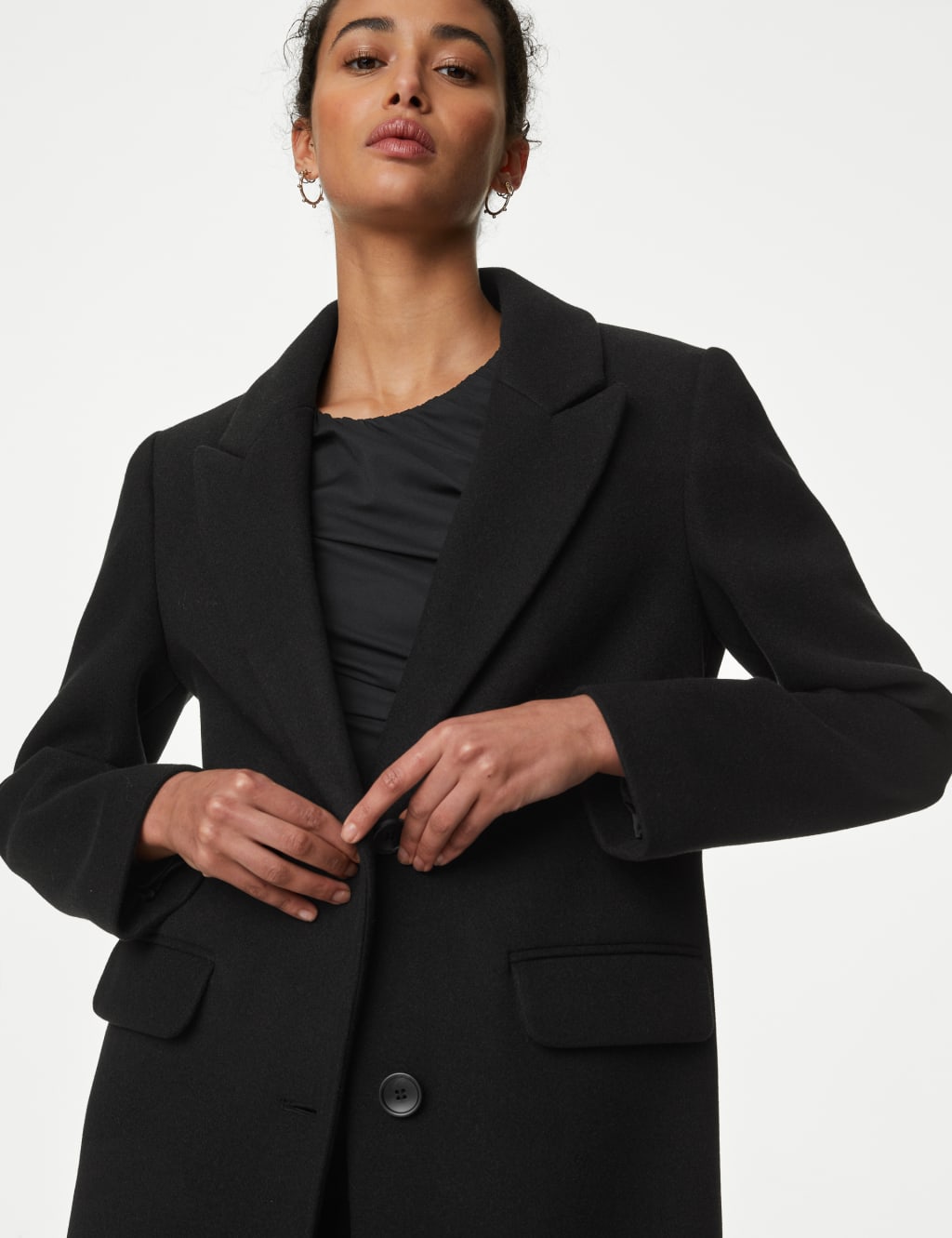 Women's Black Coats | Women's Black Jackets | M&S