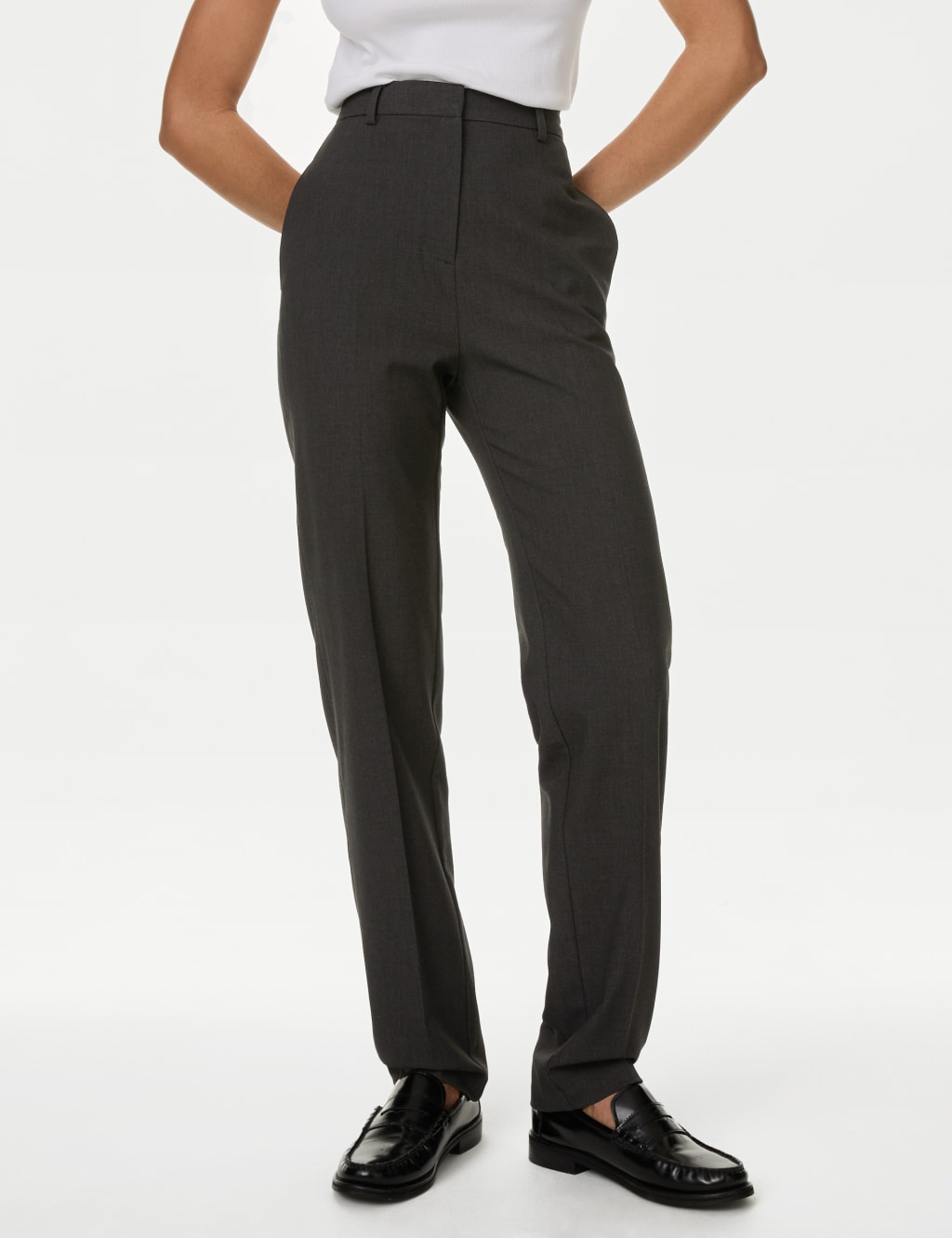 Women's Straight Leg Trousers | M&S