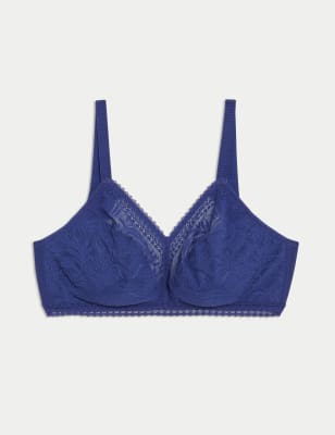 Flexifit™ Lace Non Wired Bralette F-H | M&S Collection | M&S