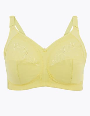 Total Support Embroidered Full Cup Bra B-G | M&S Collection | M&S