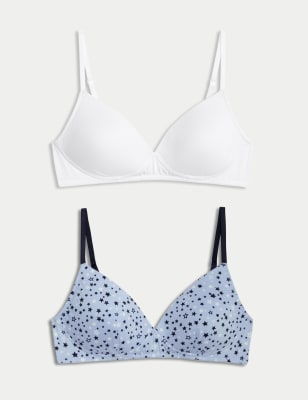 Girls' First Bras | Training Bras & Non-Wired Bras | M&S CA