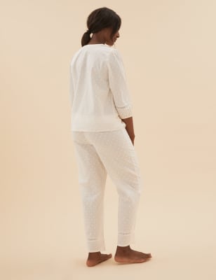 Pure Cotton Dobby Pyjama Set