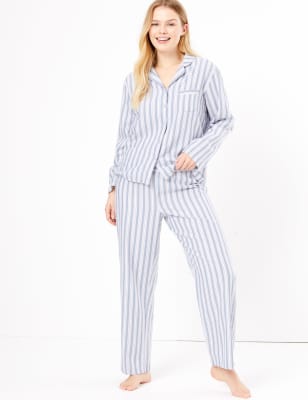 Pure Cotton Striped Pyjama Set