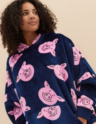 Percy Pig™ Fleece Oversized Hoodie