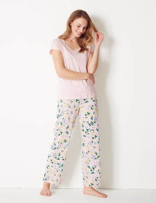 Pure Cotton Floral Pyjama Set