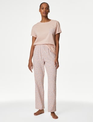 Pure Cotton Printed Pyjama Set