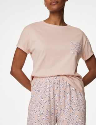 Pure Cotton Printed Pyjama Set