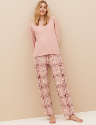 Pure Cotton Check Pyjama Set
