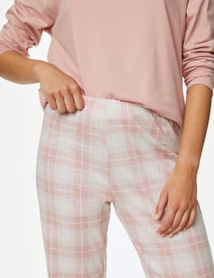 Pure Cotton Checked Pyjama Set