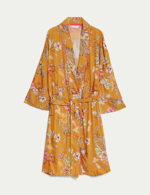 Floral Print Dressing Gown