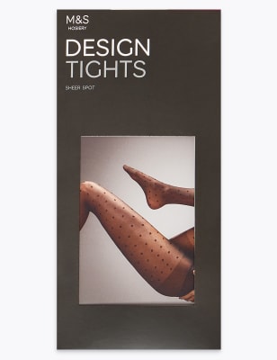 Spotted Sheer Tights | M&S KR