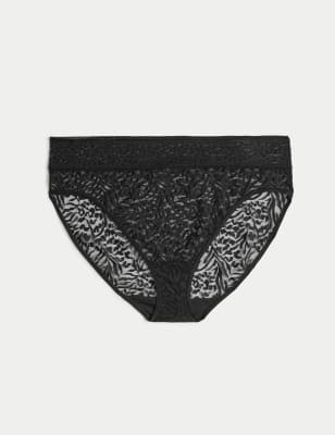 All Over Lace High Leg Knickers | M&S Collection | M&S