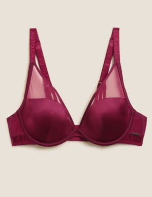 Tivoli Mesh Wired Plunge Bra A-E