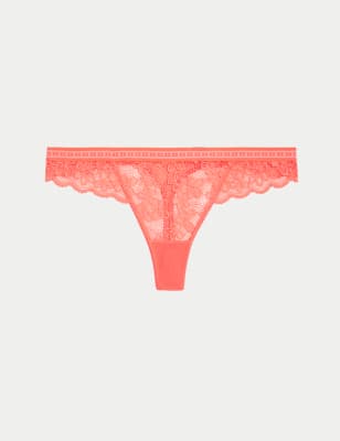 Cleo Lace Low Rise Thong | B by Boutique | M&S