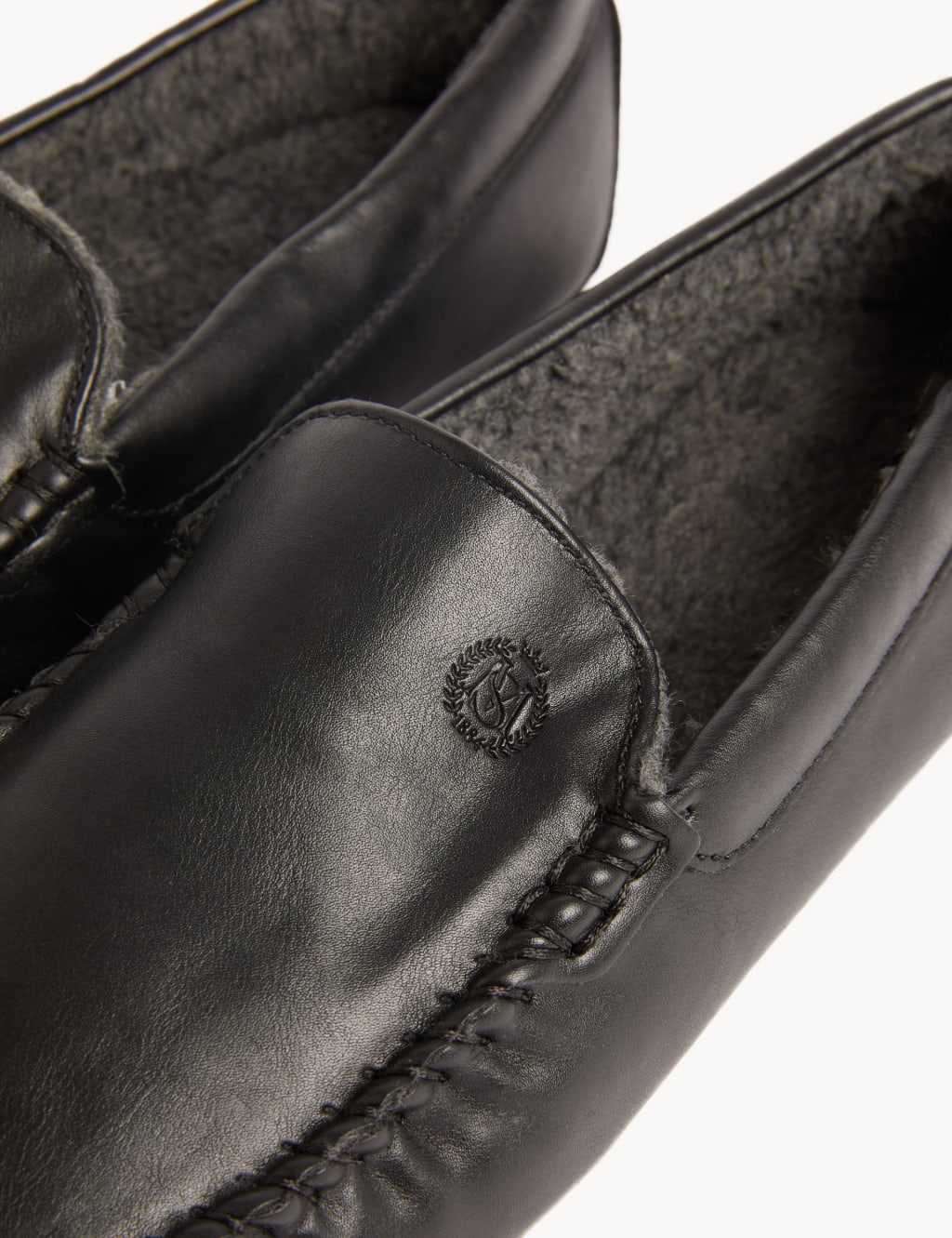 Men’s Leather Slippers |M&S | M&S