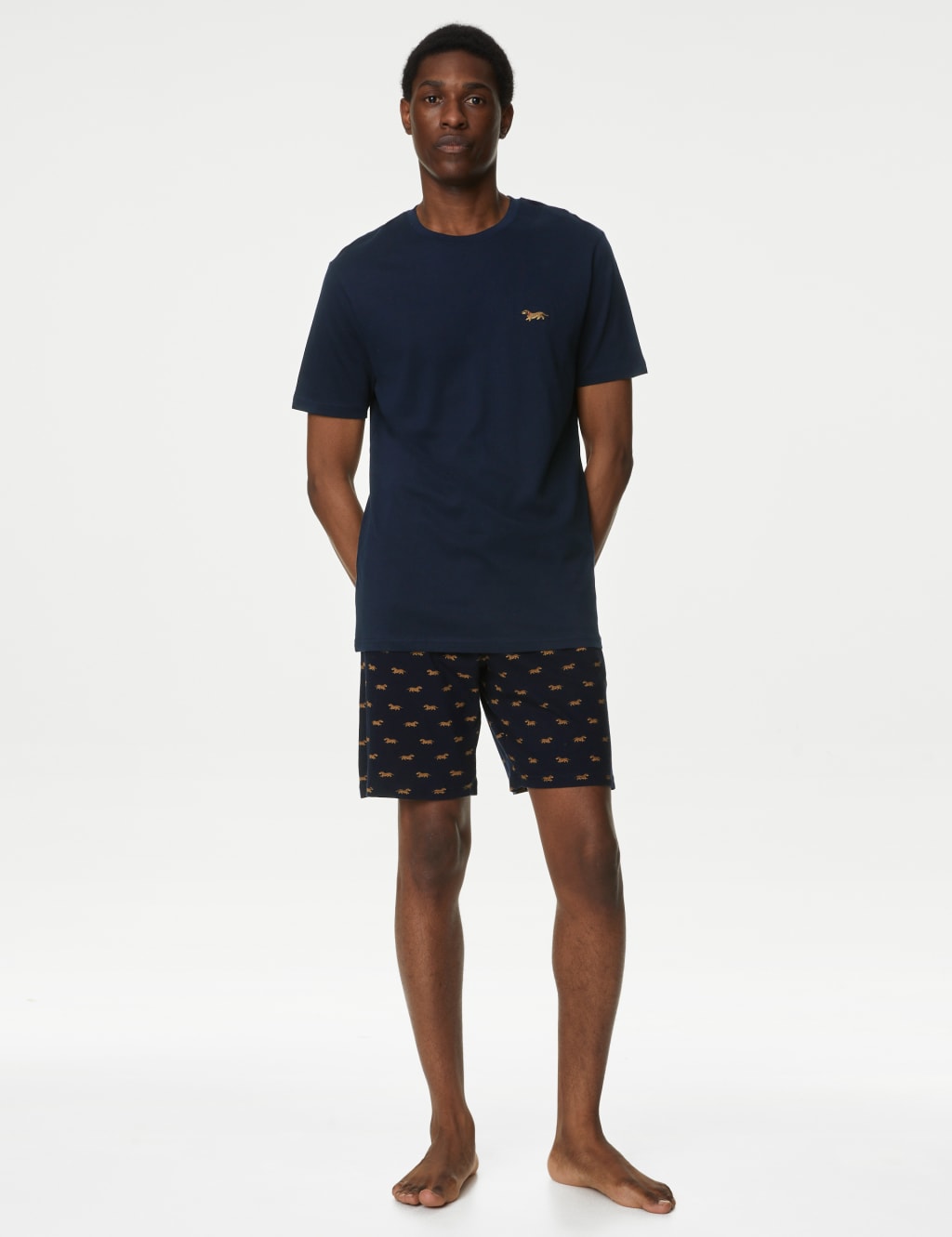 Men’s Short-Sleeved Pyjamas | M&S
