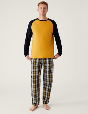 Pure Cotton Checked Pyjama Set