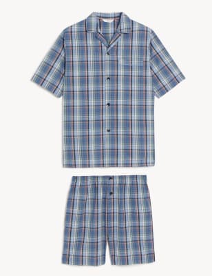 Pure Cotton Checked Pyjama Set