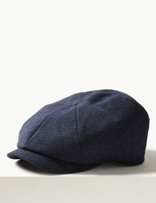 Crosshatch Baker Boy Hat | M&S Collection | M&S