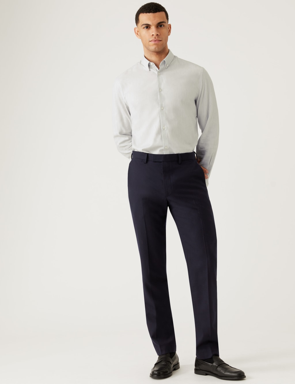Men's Button-Down Collar Shirts | M&S