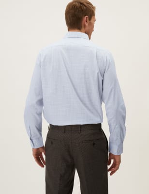 Regular Fit Pure Cotton Check Shirt