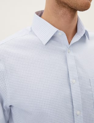 Regular Fit Pure Cotton Check Shirt