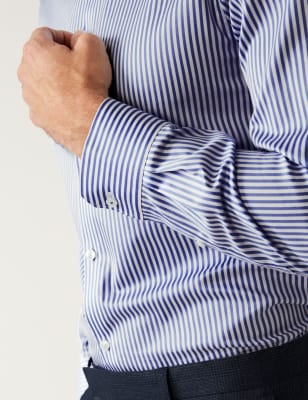 Slim Fit Pure Cotton Striped Shirt