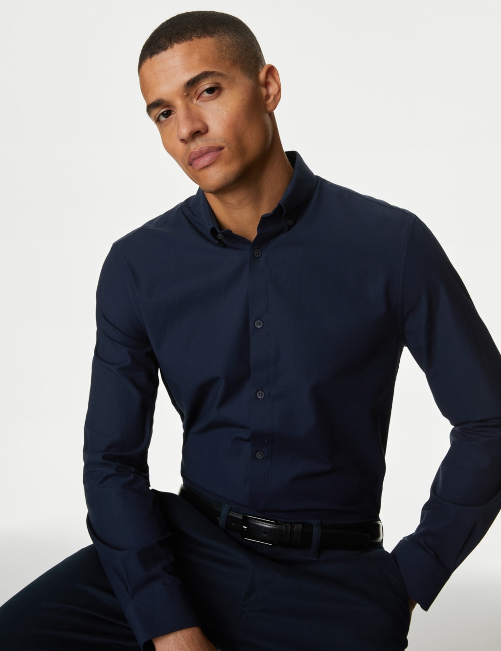 Men's Button-Down Collar Shirts | M&S